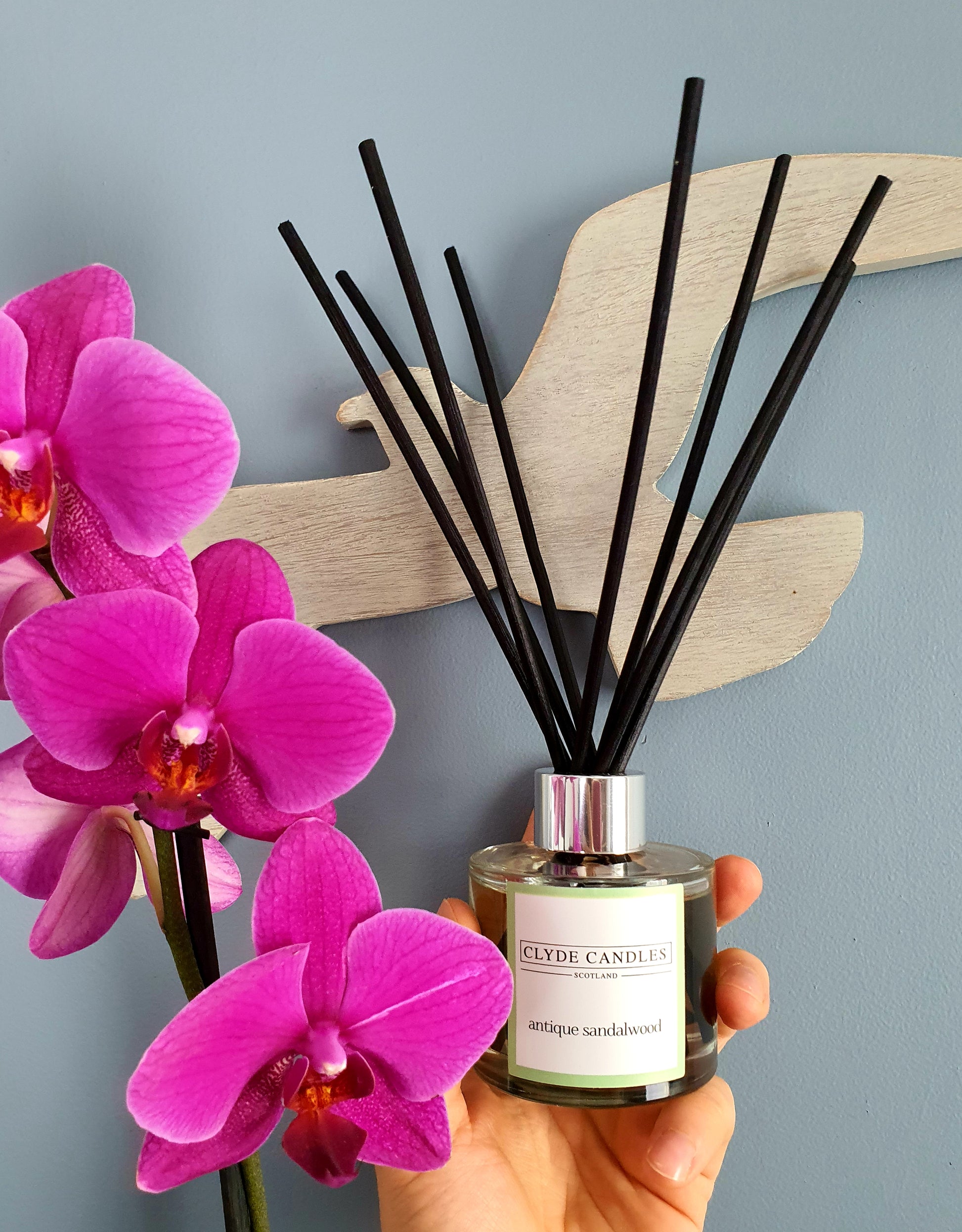 Antique Sandalwood Reed Diffuser - Clyde Candles, Luxury Diffuser Oil ...